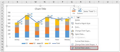 How To Show Totals In Stacked Bar Chart Excel Best Picture Of Chart
