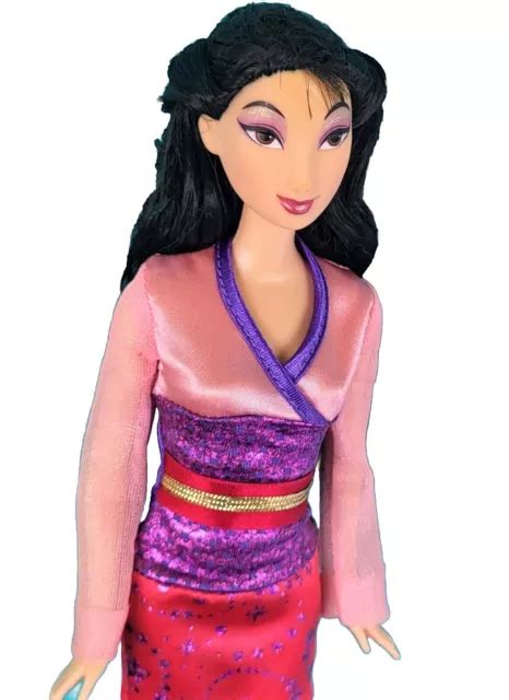 Disney Princess Mulan Barbie Doll Black Hair Asian Ooak Or Play 1599 Picclick