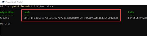 check file hash with powershell get filehash active directory pro