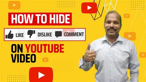 How To Hide Like Dislike Comment On YouTube Video Disable Comments