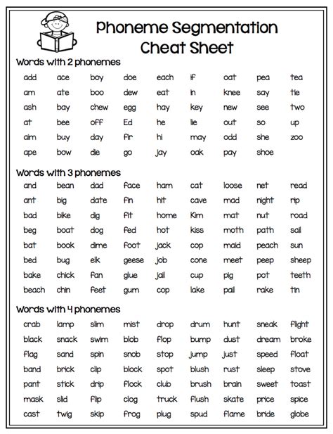 tools for teaching phoneme segmentation make take and teach