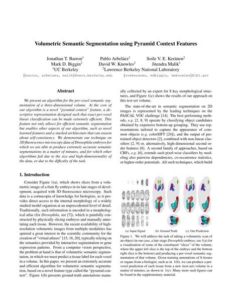 pdf volumetric semantic segmentation using pyramid context €¦ · volumetric semantic