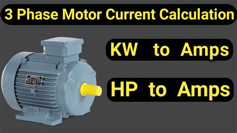 How To Calculate 3 Phase Motor Amps Webmotor Org