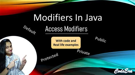 access modifier in java public protected private and default youtube