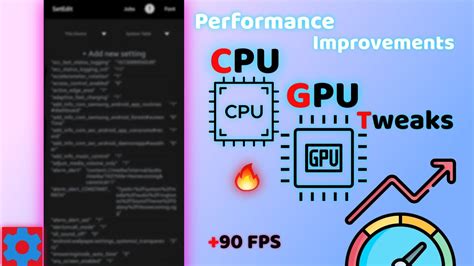 Improve CPU GPU Performance With SetEdit Tweaks 90 FPS YouTube