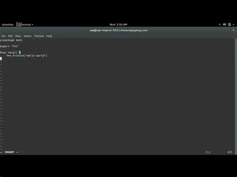 Golang Go Expected Package Found EOF Found IDENT YouTube
