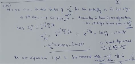 [solved] 9 19 suppose you are told that an 32 fft algorithm has a course hero