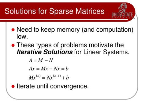 ppt linear systems iterative solutions powerpoint presentation free download id 5706568