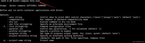 docker compose详解 docker compose csdn博客