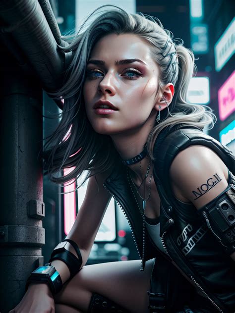 Ai Babes Cyberpunkgirl2 By Jaredsyn On Deviantart