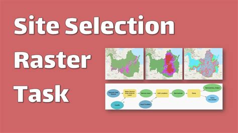 Site Selection Raster Task ArcGIS Pro YouTube