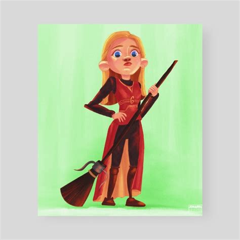Ginny Weasley Harry Potter Fan Art An Art Print By Johanna Bruyer Inprnt