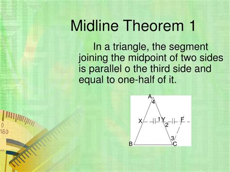 ppt midline theorem and related theorems powerpoint presentation free download id 3418460