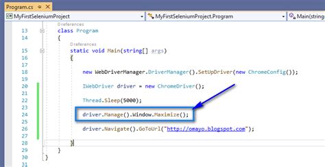 selenium c maximizing the browser qafox