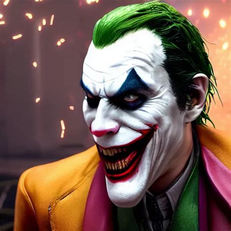 The Joker Tekken Unreal Engine Octane Render Stable Diffusion