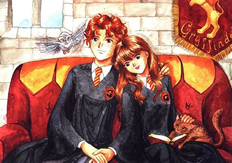 Ron And Hermione Harry Potter Fan Art Harry Potter Illustrations Hermione Fan Art