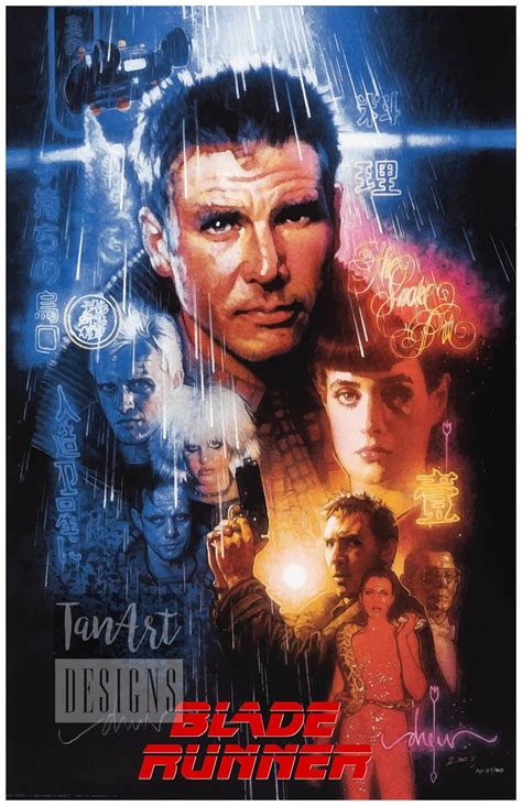 Blade Runner Poster Blade Runner Movie Poster Blade Runner Print Vintage Wall Art Retro Wall Art