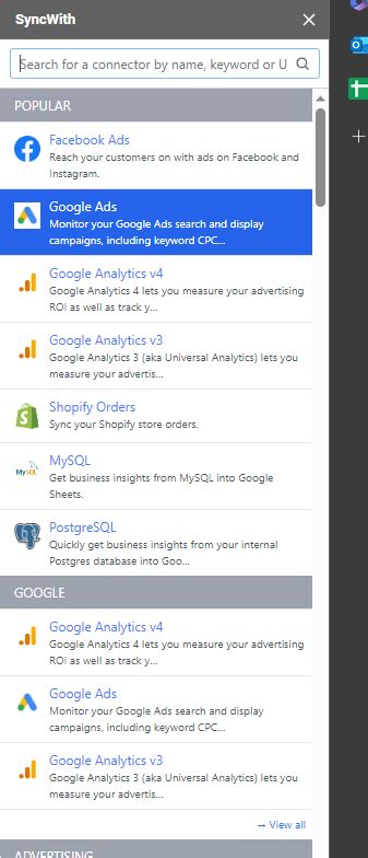 How To Export Google Ads To Google Sheets SyncWith