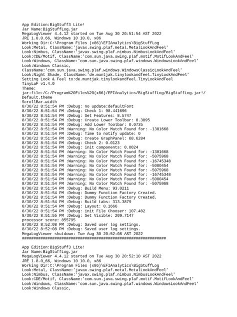 mega log viewer big stuff 3 log file download free pdf windows 10 information technology