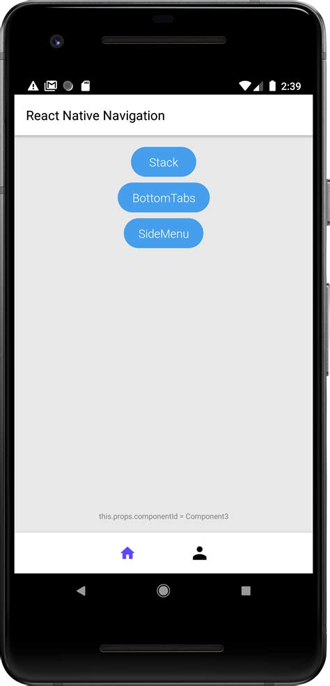 Bottom Tabs React Native Navigation