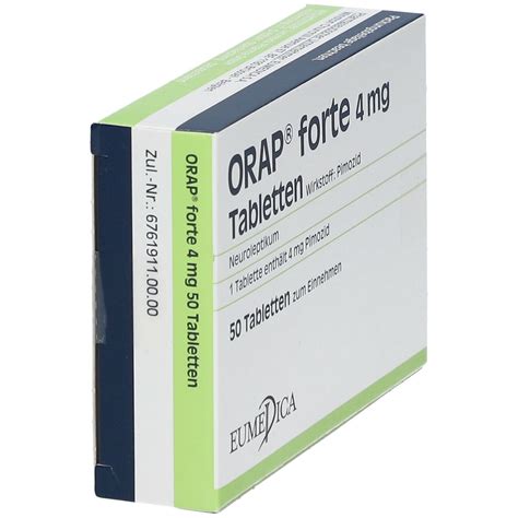 ORAP Forte 4 Mg 50 St Mit Dem E Rezept Kaufen Shop Apotheke