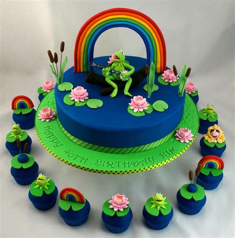 Kermit The Frog Frog Cakes Pull Apart Cupcake Cake Birthday Food