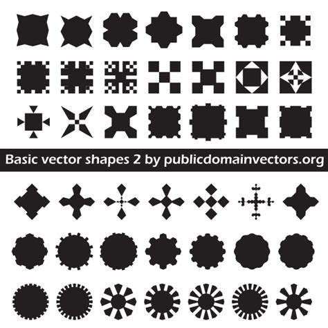 Basic Geometric Shapes Free SVG