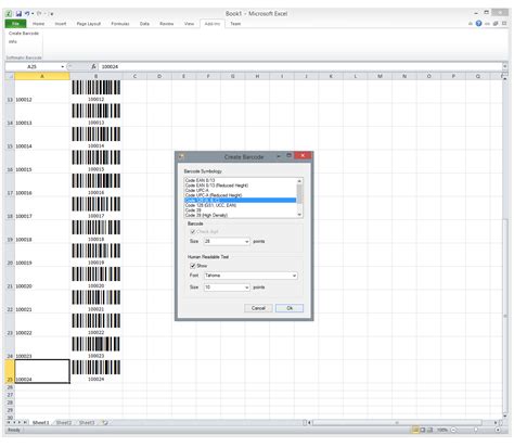 Print Barcode From Excel Bruin Blog