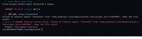 Internal Server Error Failed To Resolve Import Fsevents From Node