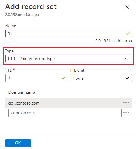 Host Reverse DNS Lookup Zones In Azure DNS Microsoft Docs