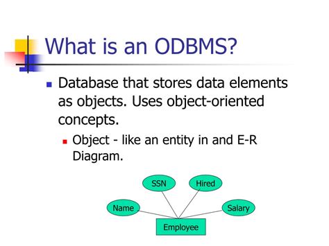 ppt object oriented database management systems odbms powerpoint presentation id 1797380