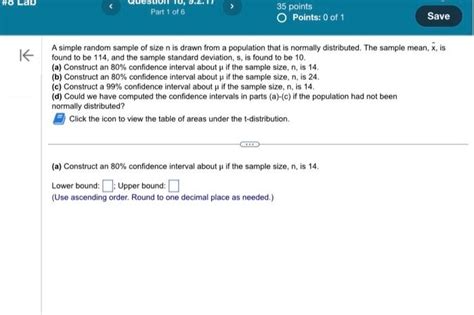 solved determine the t value in each of the cases click the