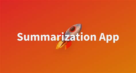 summarization app a hugging face space by tdecae