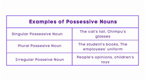 Understanding Possessive Nouns The Basics And Beyond Chimpvine