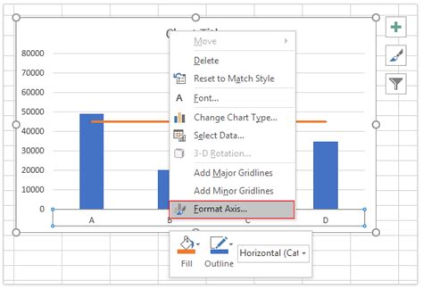 How To Add Horizontal Benchmark Target Base Line In An Excel Chart