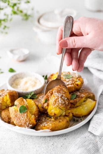 Air Fryer Smashed Potatoes Nutmeg Nanny