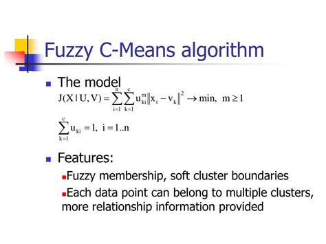 ppt a new initialization method for fuzzy c means using fuzzy subtractive clustering
