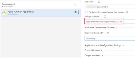 how to deploy an azure function with powershell using azure devops under the kover of business