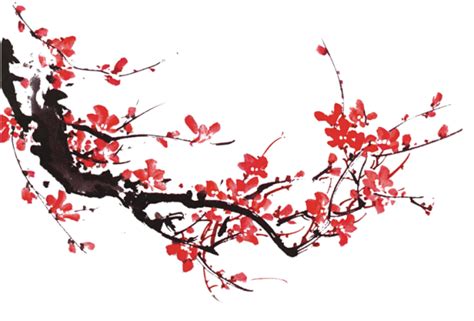 水墨梅花