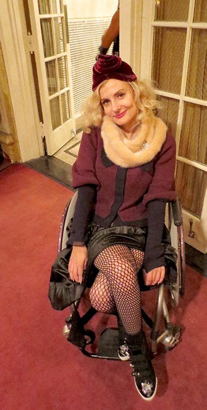 Wheelchair Disabled Streetstyle At The Amanda Palmer And Neil Gaiman Show At Town Hall In Nyc