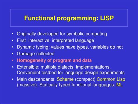 ppt functional programming lisp powerpoint presentation free download id 3378385
