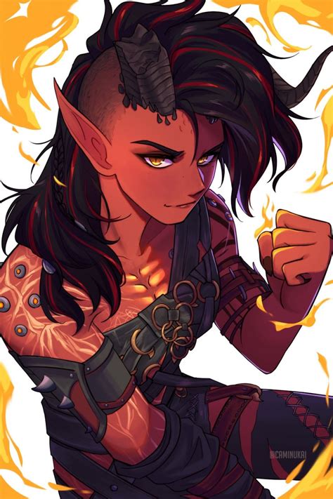 Karlach Dungeons And Dragons And 2 More Drawn By Caminukai Danbooru
