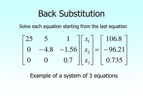 ppt gaussian elimination powerpoint presentation free download id