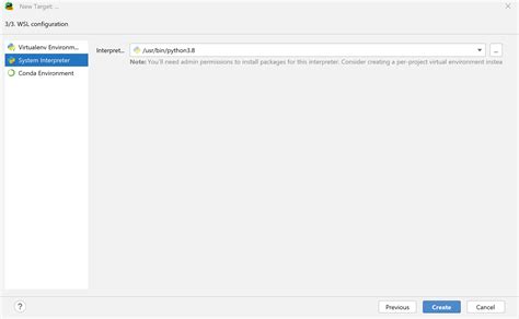 Configure An Interpreter Using Wsl Pycharm Documentation