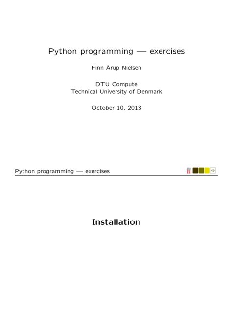 python exercises pdf python programming language matrix mathematics