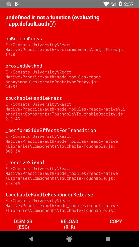 undefined is not a function evaluating app default auth · issue 563 · prescottprue react