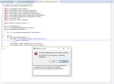 exception an internal error occurred during calculating highlighting · issue 1389