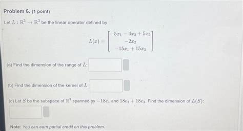 solved let l r3→r3 be the linear operator defined by