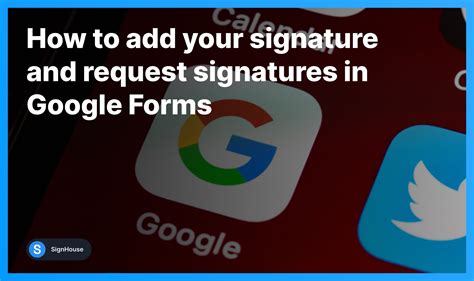 How To Add Signature To Google Forms 2023 SignHouse