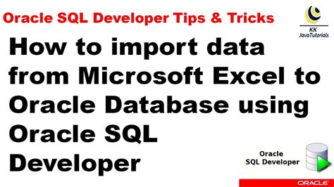 how to import data from microsoft excel to oracle database using oracle 59640 hot sex picture